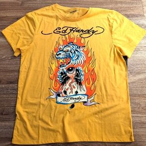 Ed Hardy | Shirts | Vintage Style Ed Hardy Traditional Tattoo Flash ...